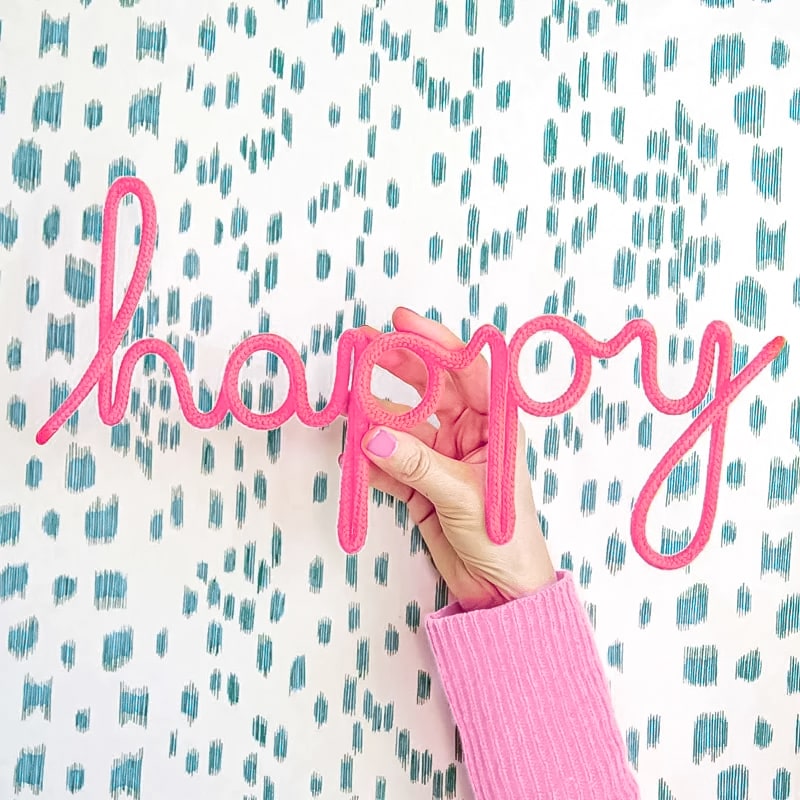 Bombay Duck Happy Rope Word – Fuchsia – Beautyhabit