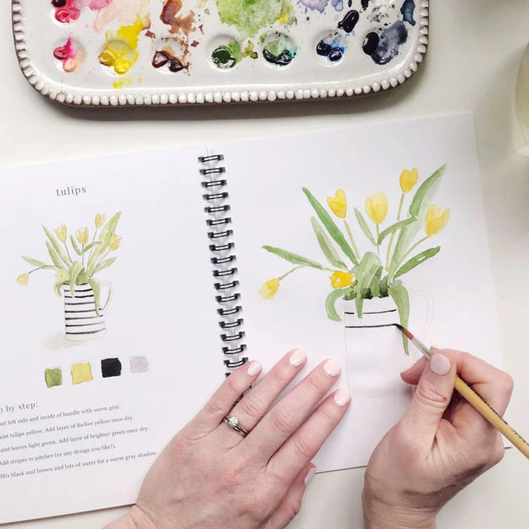 Emily Lex Studio Flowers Watercolor Workbook – Beautyhabit