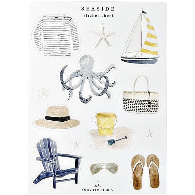 Emily Lex Studio Seaside Sticker Sheets – Beautyhabit