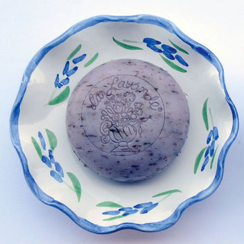 La Lavande Handmade and Handpainted French Round Soap Dish – Beautyhabit