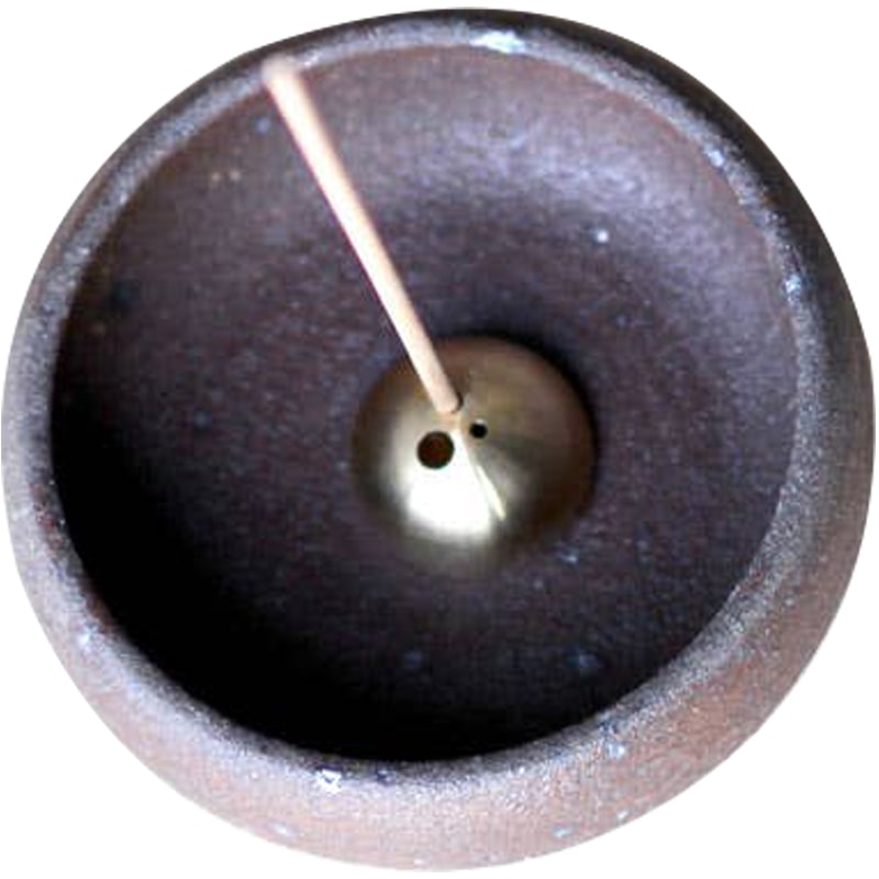 Ume Incense Wabi Sabi Incense Burner with Gold Incense Stick Dome ...