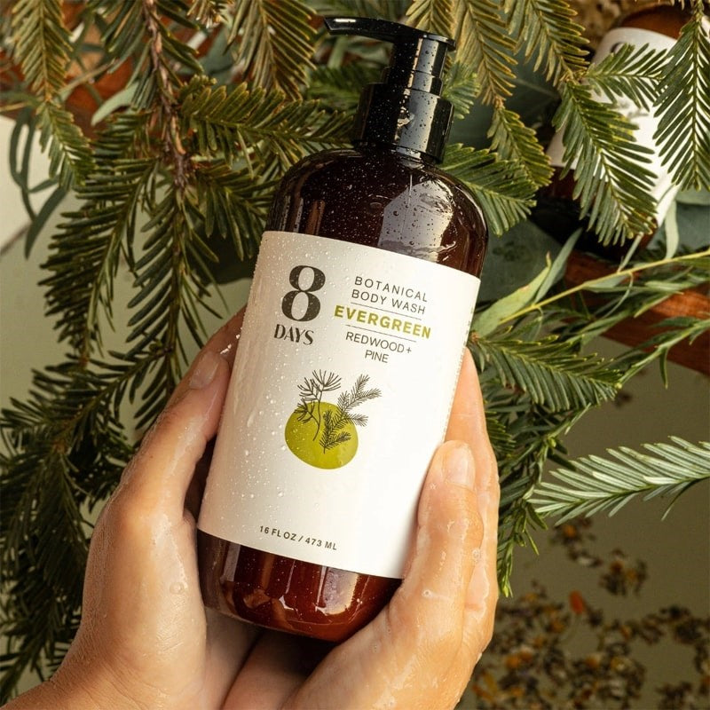 8 Days Botanicals Evergreen Botanical Body Wash – Beautyhabit