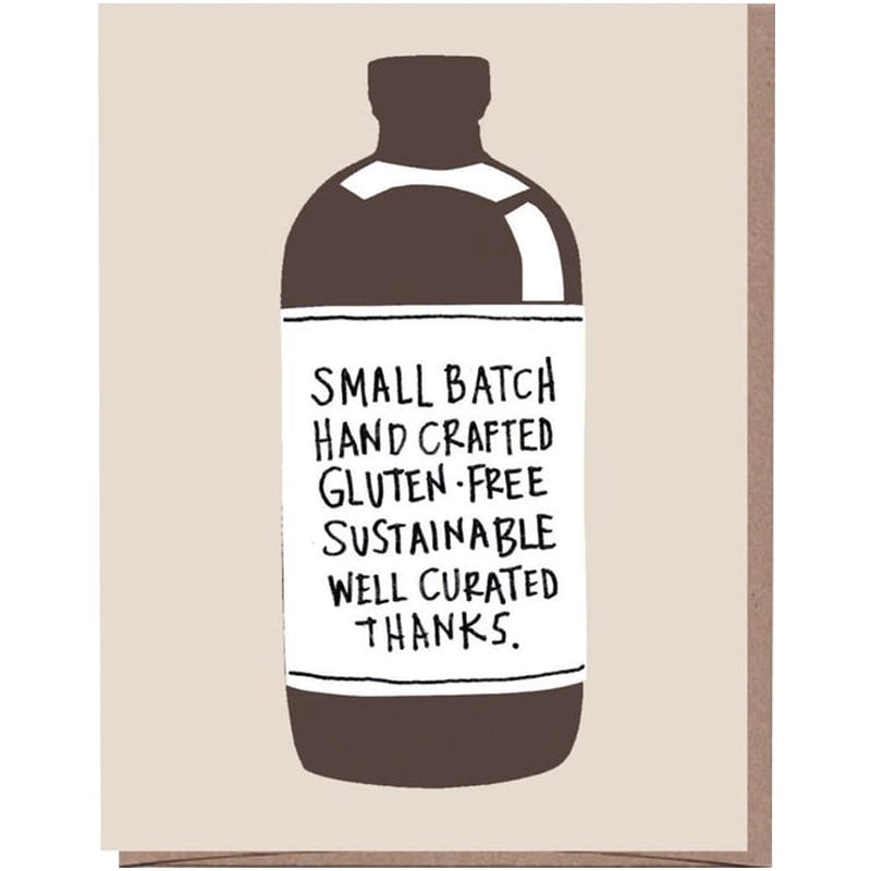 La Familia Green Small Batch Thank You Greeting Card – Beautyhabit